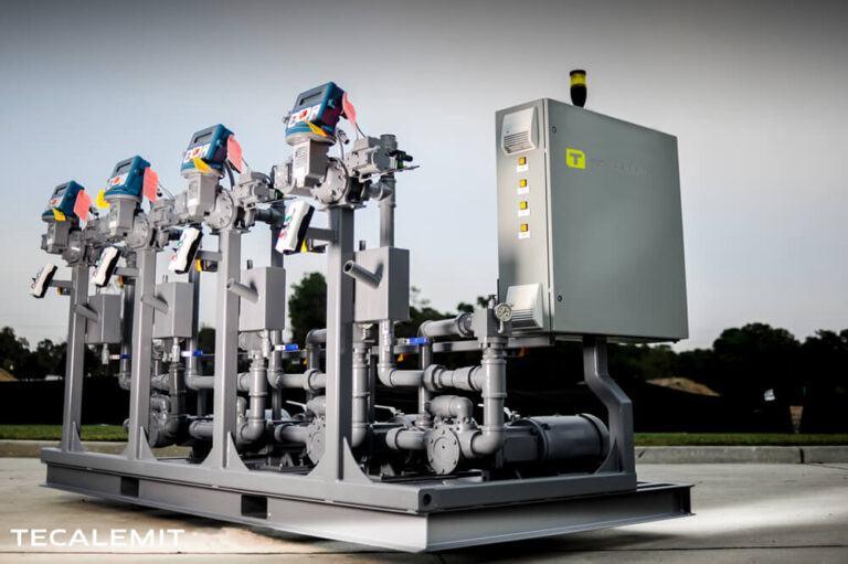 TECALEMIT PRO6000- Multi Point lube oil transfer pump skid- king of bulk