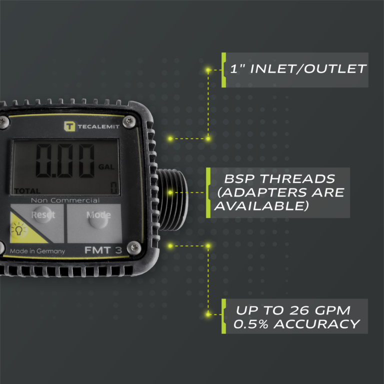 FMT 3 DEF FLOW METER - TECALEMIT USA