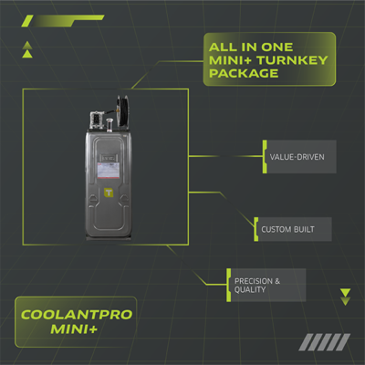 CoolantPRO ALL IN ONE MINI⁺ TURNKEY PACKAGE - TECALEMIT USA