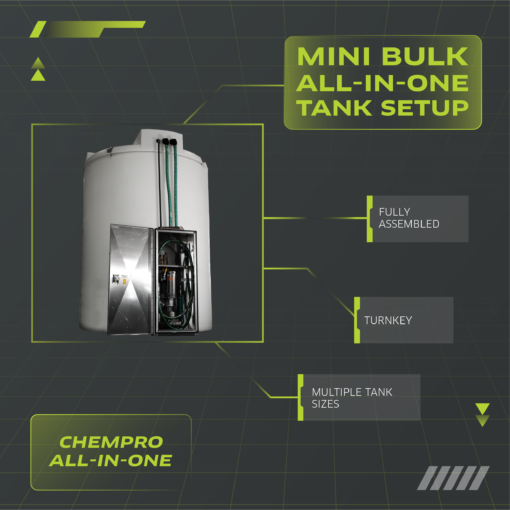ChemPRO All-In-One Mini Bulk - All-In-One Tank Setup - TECALEMIT USA