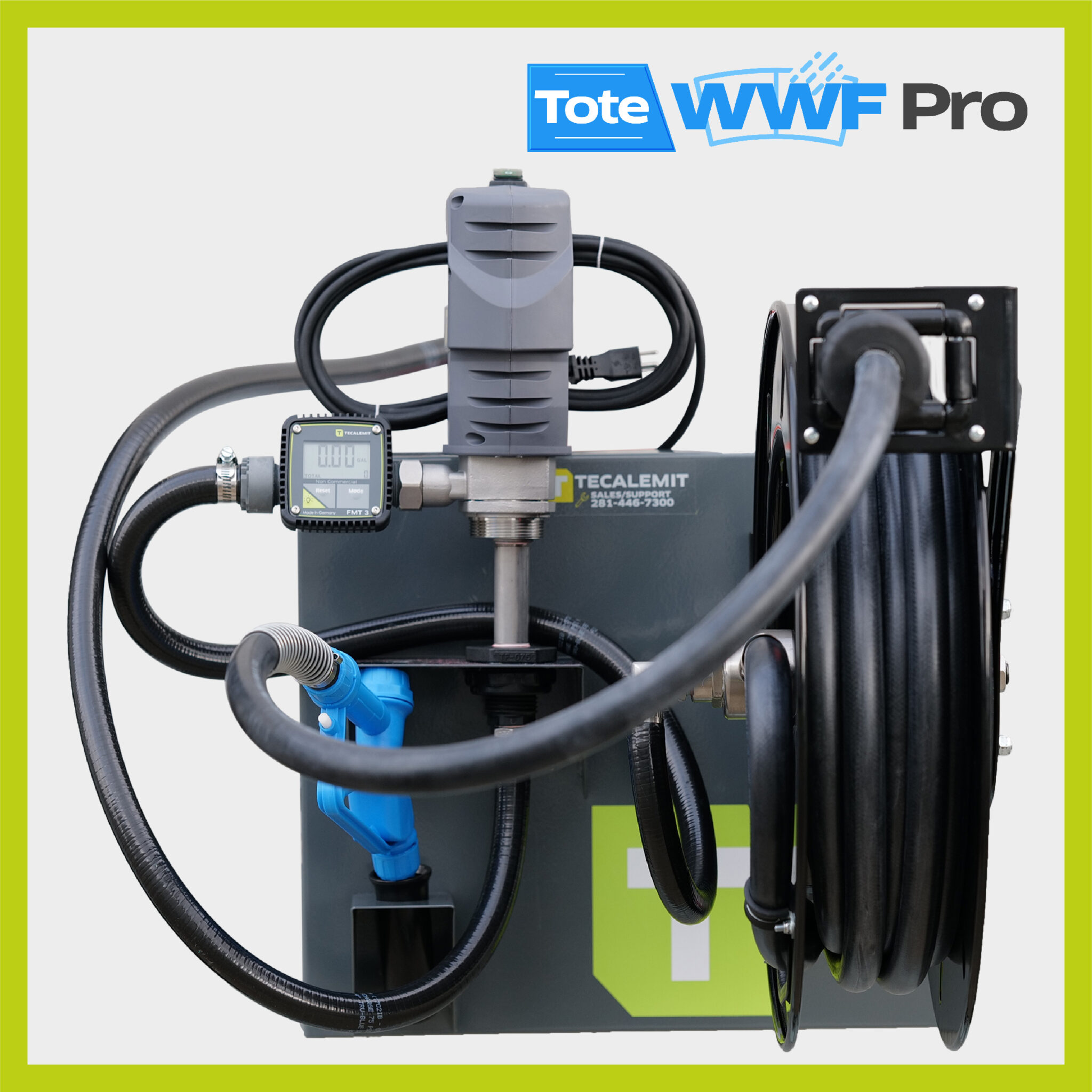 TOTE WWFPRO SIDE MOUNT PUMP PACKAGE FOR IBC TOTE - TECALEMIT USA